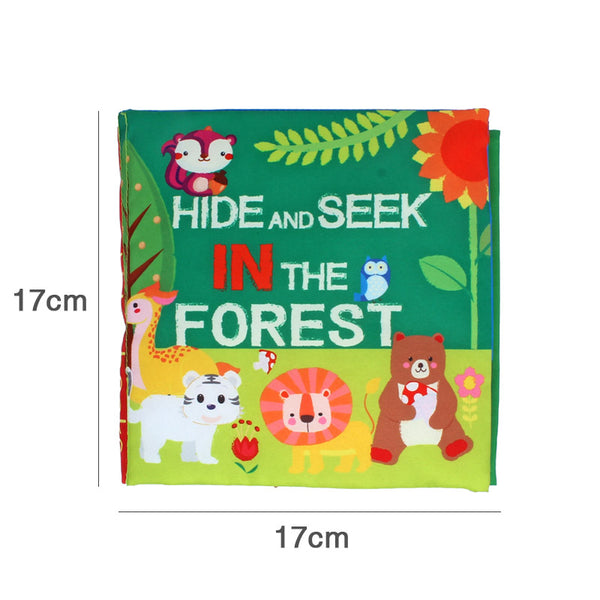 Hide and Seek in the Forest Cloth Book – Soft Baby Learning Book Kenya ...