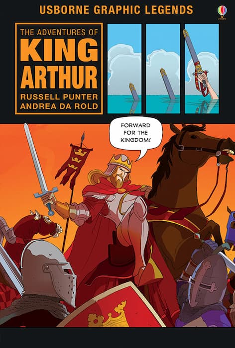 The Adventures of King Arthur Usborne Graphic Illustrated Series – Kids ...