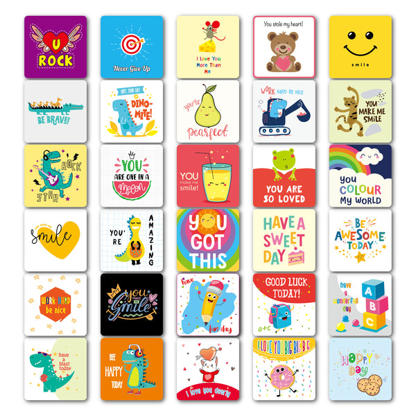 Lunchbox Notes for Kids – 60 Motivational Cards for School – Kids ...