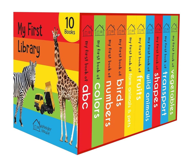 My First Library Pack 1 | 10 Bright Boardbooks for Toddlers – Kids ...